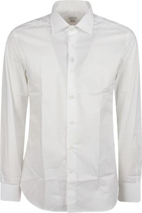 Orian Langarm Slim Fit Hemd - - Shirts - Herren - Wei&szlig; - M