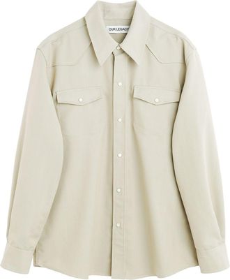 Our Legacy Frontier Hemd - Nude