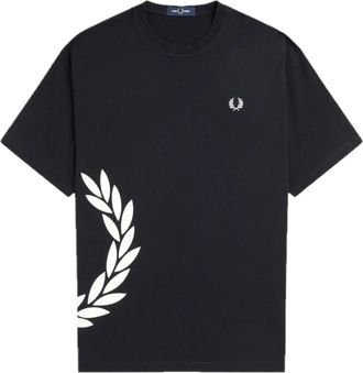Fred Perry Herren, Oberteile, Schwarzk, LGr&ouml;&szlig;e