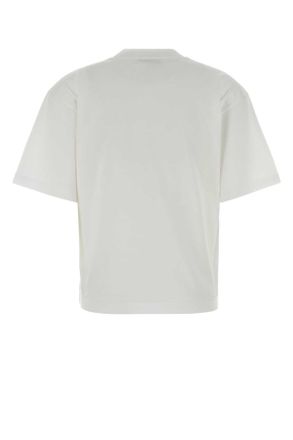 Blaze Womens White Cotton T-Shirt Exterior Exterior: T-shirts And Polos