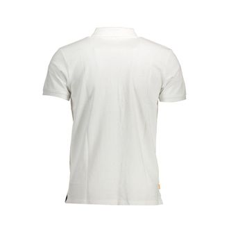 Timberland Cotton Slim Fit Polo - White