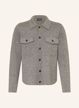 Strokesman's Strokesmans Strickjacke Aus Merinowolle grau
