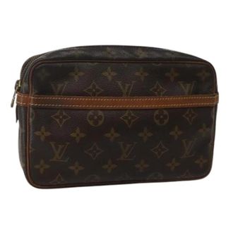 Louis Vuitton Pre-owned Vintage Canvas Clutch - - Pre-owned - Damen - Braun - ONE SIZE