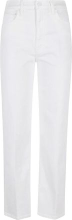 Mother Femme, Jeans, Blanc, Taille: W24 Jeans droits