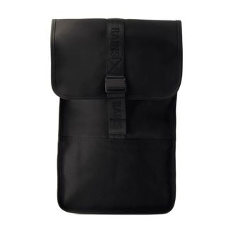 Rains Unisex Backpack Black Synthetic