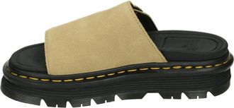 Dr. Martens Femme, Chaussures, Beige, Taille: 40 EU Zebzag Slide EH S