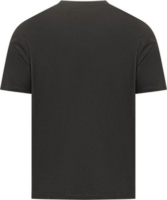 Emporio Armani Logo-Appliqu&eacute; T-Shirt - Black