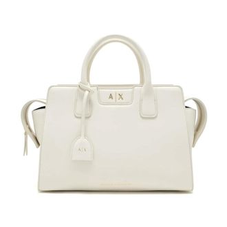 A|X Armani Exchange Femme, Sacs, Blanc, Taille: ONE Size Shopping Bag