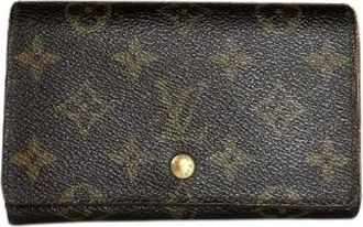 Louis Vuitton Portefeuille Pre-owned en toile Monogram - Femme - Pre-owned - Brun - Taille: ONE Size