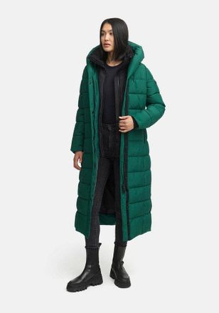 Marikoo Winterjacke Pakoraa extra langer Winter Mantel mit abnehmbaren Innenteil