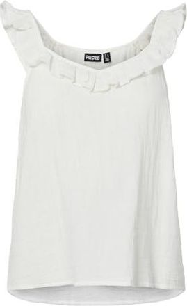 Pieces Pcsastina SL Top BC, Cloud Dancer, L Femmes