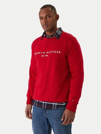 Tommy Hilfiger Sweatshirt Logo MW0MW11596 Rot Regular Fit
