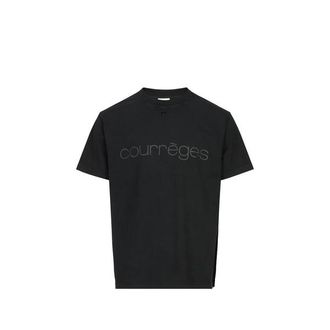 Courr&egrave;ges T-shirt droit en coton