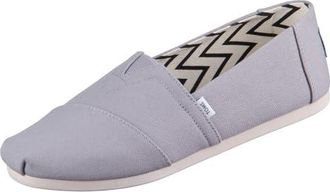 Toms Toms Baskets Classiques Alpargata pour Homme, Toile de Coton recyclé Gris Drizzle, 42.5 EU