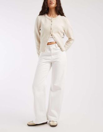 Levi's Middy - Jean bootcut ample - &Eacute;cru-Blanc