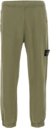 Stone Island Homme, Pantalons, Vert, Taille: XL Joggers en coton avec logo