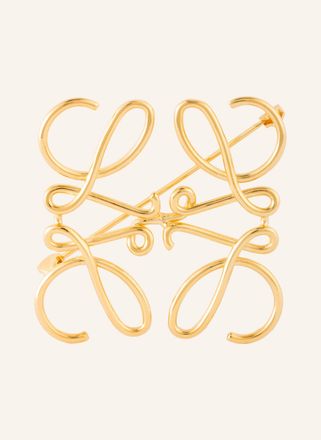 Loewe Brosche Anagram gold