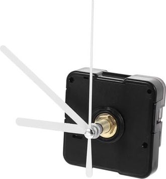PartyKindom M&eacute;canisme Horloge Silencieux avec Aiguilles Blanches pour Horloge Murale Kit De Remplacement DIY pour Cr&eacute;ation Horloges Artisanales
