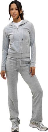 Juicy Couture Femme, Sport, Gris, Taille: 38 FR Robertson Full Zip Trainingspak
