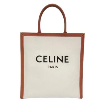 Celine Pre-owned Vertical Cabas Large - Femme - Pre-owned - Blanc - Taille: ONE Size