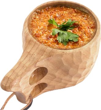 Generic Holzbecher, 200 ml, tragbare Tasse aus | Wanderbecher mit Lederband, skandinavisches Design, Kaffeetasse für draußen, Wandergläser, Campingbecher für 