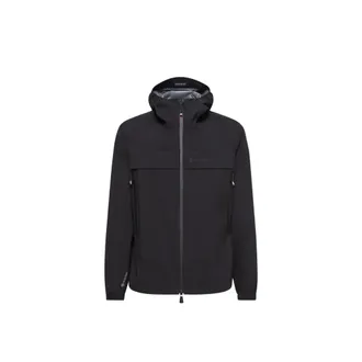 Moncler Moncler Veste Imperm&eacute;able &Agrave; Capuche Repliable Gore-tex Shipton, Homme, Noir, Taille: 0