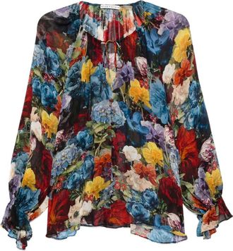 Alice & Olivia blouse Josephine - Bleu