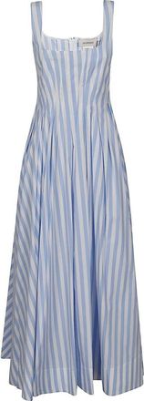 Sportmax Femme, Robes, Multicolore, Taille: 36 FR Filmato Lungo Rigato