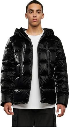 Urban Classics Doudoune Effet Peau de Requin Homme Veste dhiver noir XL 100% Polyester