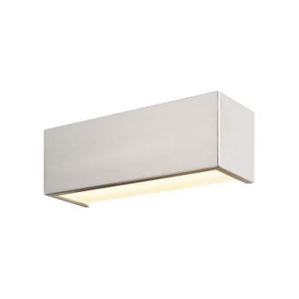 SLV Wandaufbauleuchte CHROMBO / Wand-Beleuchtung innen, LED Spot, Aufbau-Leuchte, Wandaufbauleuchte, Decken-Strahler / 590k 11W 590lm grau Stahl dimmbar, 
