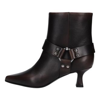 3Juin Avril 055 Leder-Stiefeletten - - Shoes - Damen - Braun - 36 EU