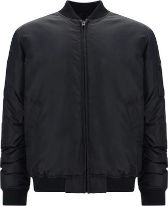 Moschino Bomberjacke mit Rei&szlig;verschluss - - Jackets - Herren - Schwarzk - S