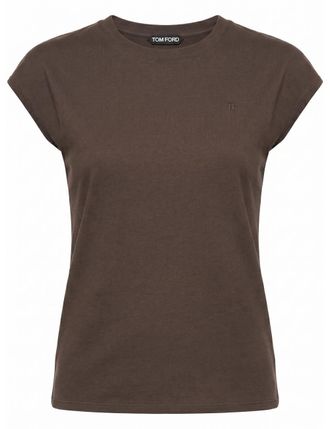 Tom Ford Womens T-Shirt Brown T-Shirts & Jerseys