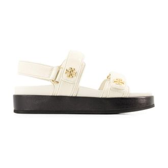Tory Burch Womens Kira Sport Sandal White Lambskin