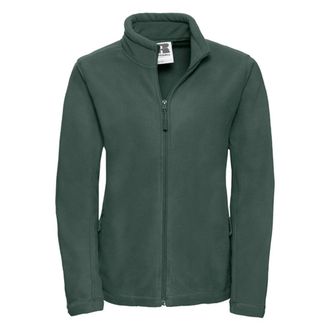 Russell Athletic Russell - Fleecejacke Durchgehender Rei&szlig;verschluss f&uuml;r Damen - F&uuml;r Au&szlig;en (Flaschengr&uuml;n)