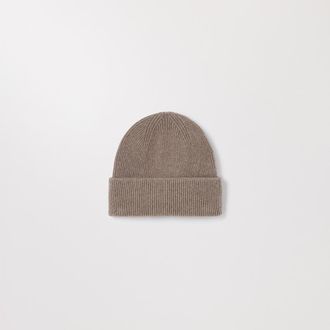 Asket The Cashmere Beanie Light Brown Melange
