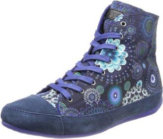 Desigual Sneakers Canela 5, Baskets Mode Femme - Bleu (Ibiza), 41 EU