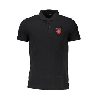Cavalli Nero Baumwoll Herren-Polo