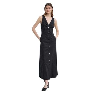 Karl Lagerfeld Robe d&eacute;t&eacute; en coton - Femme - Robes - Noir - Taille: 36 FR