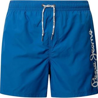 Pepe Jeans London Logo Swimshort Shorts, Bleu (anyil Blue), S Homme