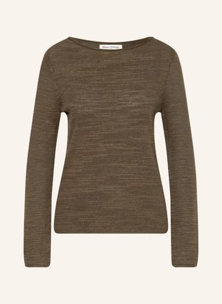 Marc O'Polo Marc Opolo Pullover Mit Leinen gruen