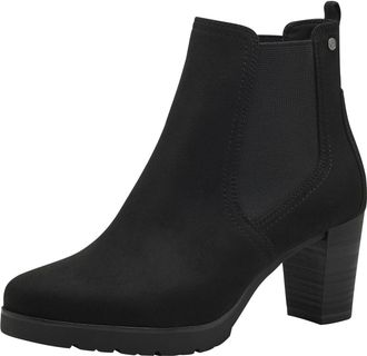 Tamaris Damen Stiefel Leder schwarz 37