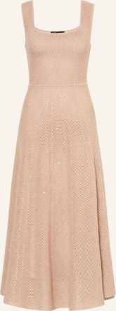 Maje Strickkleid Mit Glitzergarn Und Pailletten beige