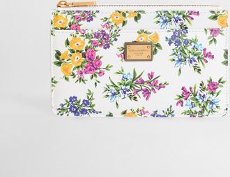 Dolce & Gabbana Printed Calfskin Card Holder - Frau Geldb&ouml;rsen Und Kleinlederwaren Multicolor Onesize