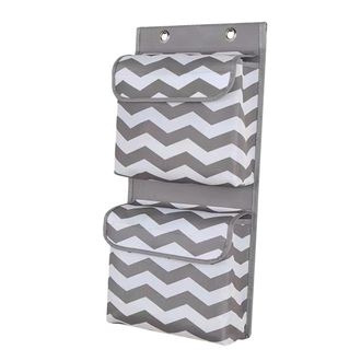 Artibetter Wasserdichter Wellenmuster Organizer aus Oxford Gro&szlig;es &uuml;ber T&uuml;r H&auml;ngeaufbewahrungstasche mit Doppelter Atmungsaktiv und Einfach zu Reinigen f&uuml;r Wohnzi