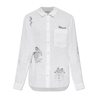 AllSaints Herren, Shirts, Wei&szlig;, MGr&ouml;&szlig;e