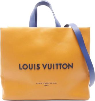 Louis Vuitton sac à main Saffron MM en cuir (2021) - Orange
