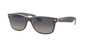 Ray-Ban Lunettes de Soleil, Unisexe, Adulte, 55 mm, Couleur de la monture: Gris(Gunmetal),Transparent/Verres:Gris(Grey Gradient)
