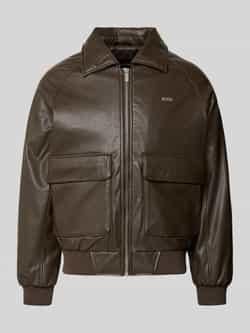 Pegador Regular Fit Jacke in Leder-Optik Modell MORANO
