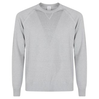 Eleventy Homme, Pulls, Blanc, Taille: M Pull &agrave; Manches Longues
